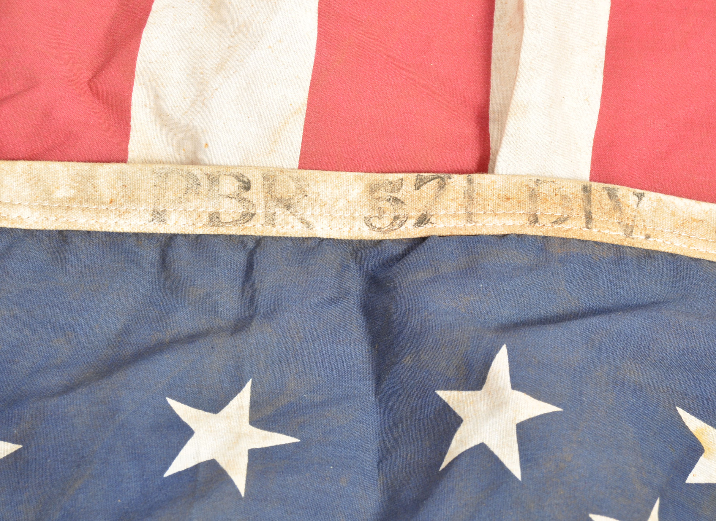 A rare original 20th century Vietnam War US American Army flag, from No ...