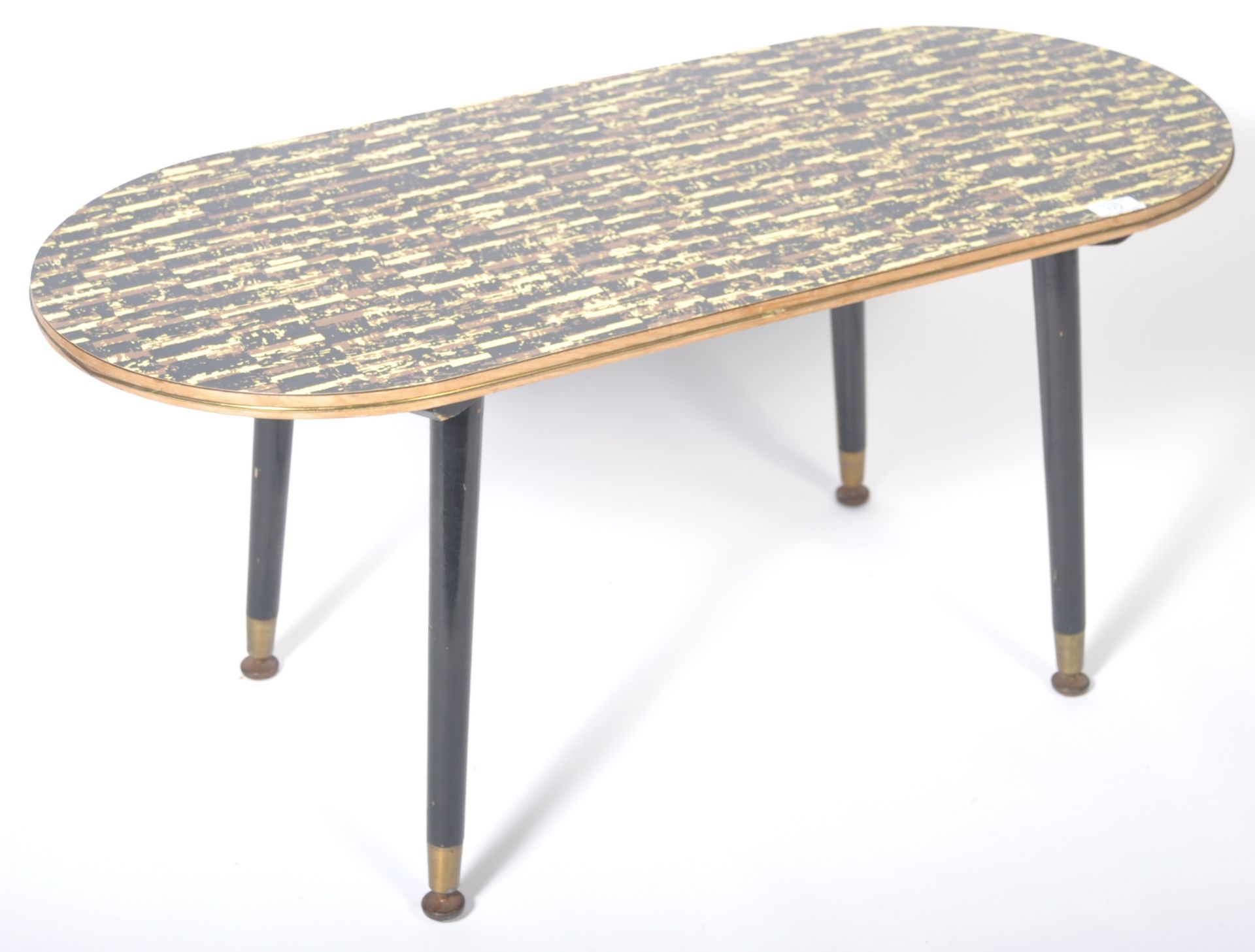 A mid 20th Century retro vintage formica coffee table of rectangular ...