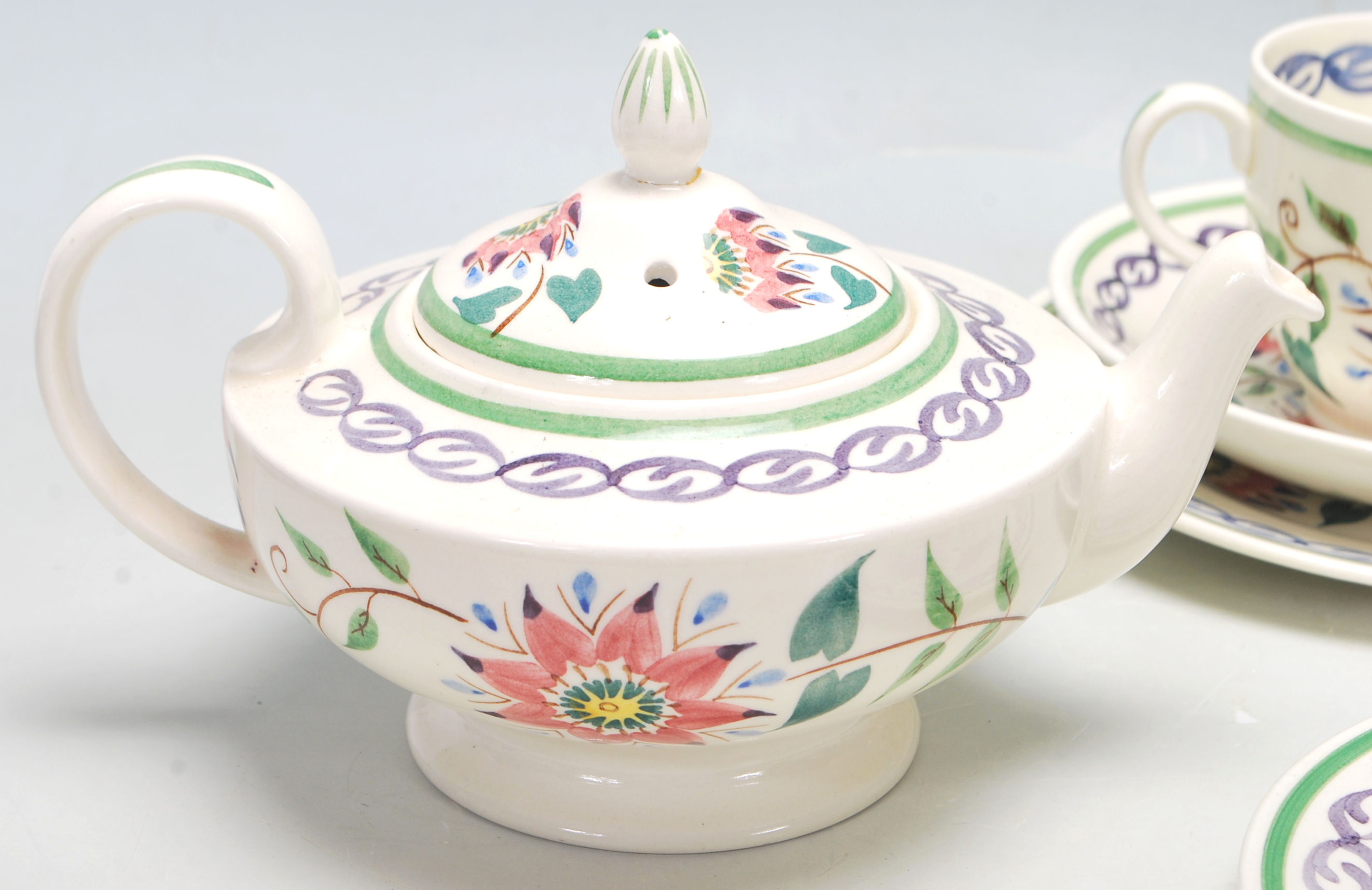 A collection of early 20th century reproduction Old Bristol Delft made ...