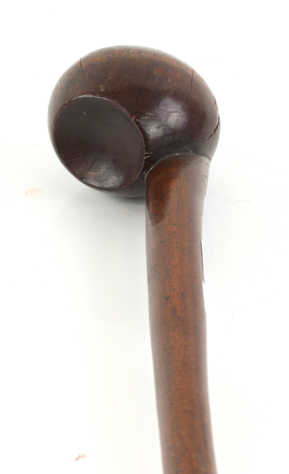 A Zulu, or other Southern/Eastern African wood knobkerrie, 74 cm ...