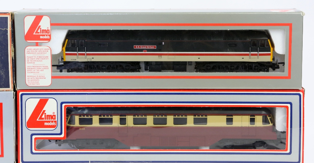 Ten Lima 00 gauge diesel locomotives, comprising 205115MWG BR Green ...