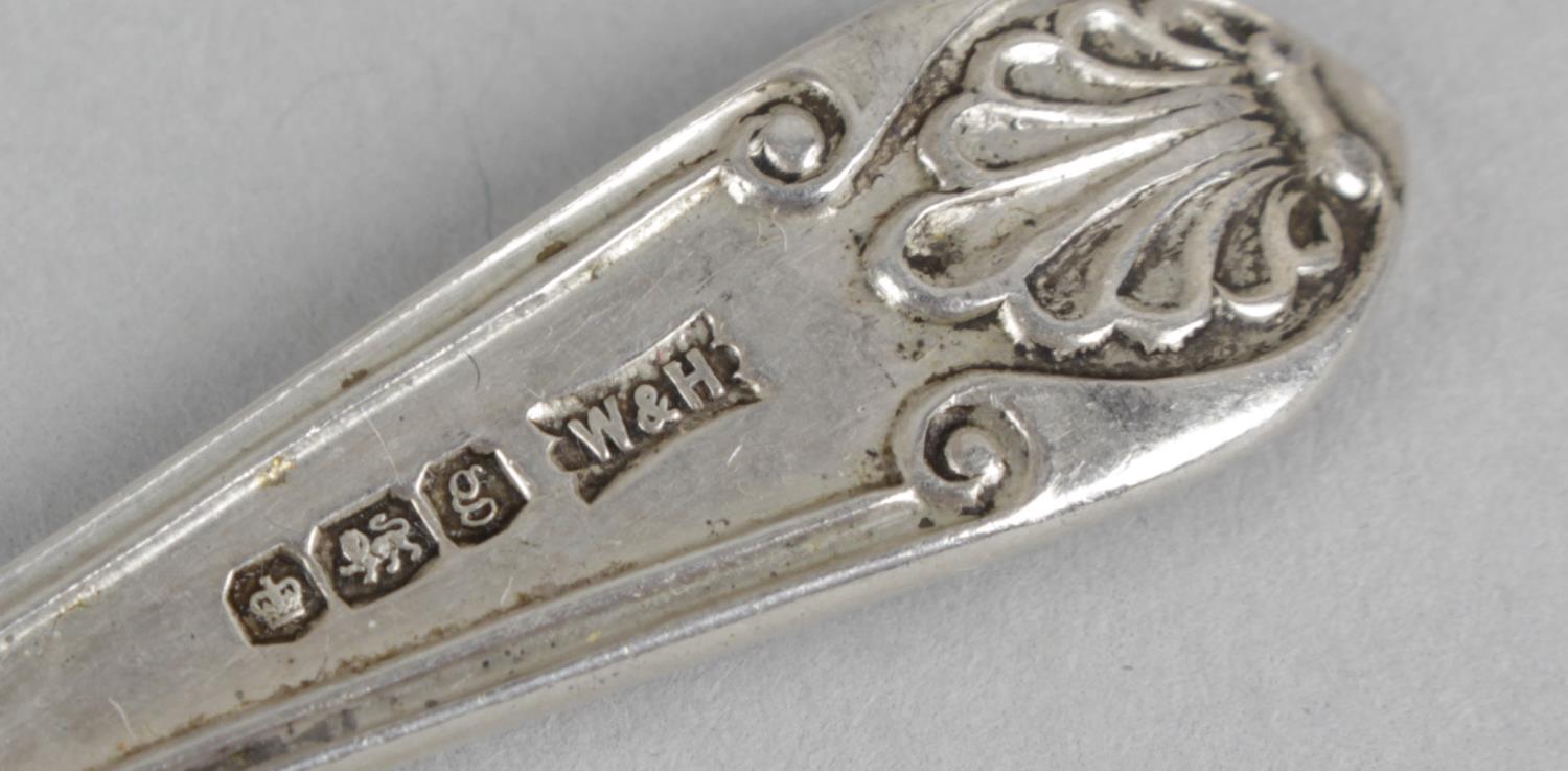 A mid-20th century cased set of six 'Silver Hallmarks' teaspoons, each ...