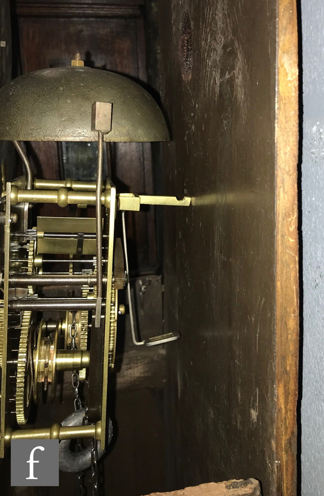 A late 18th Century longcase clock with a later associated 30-hour ...