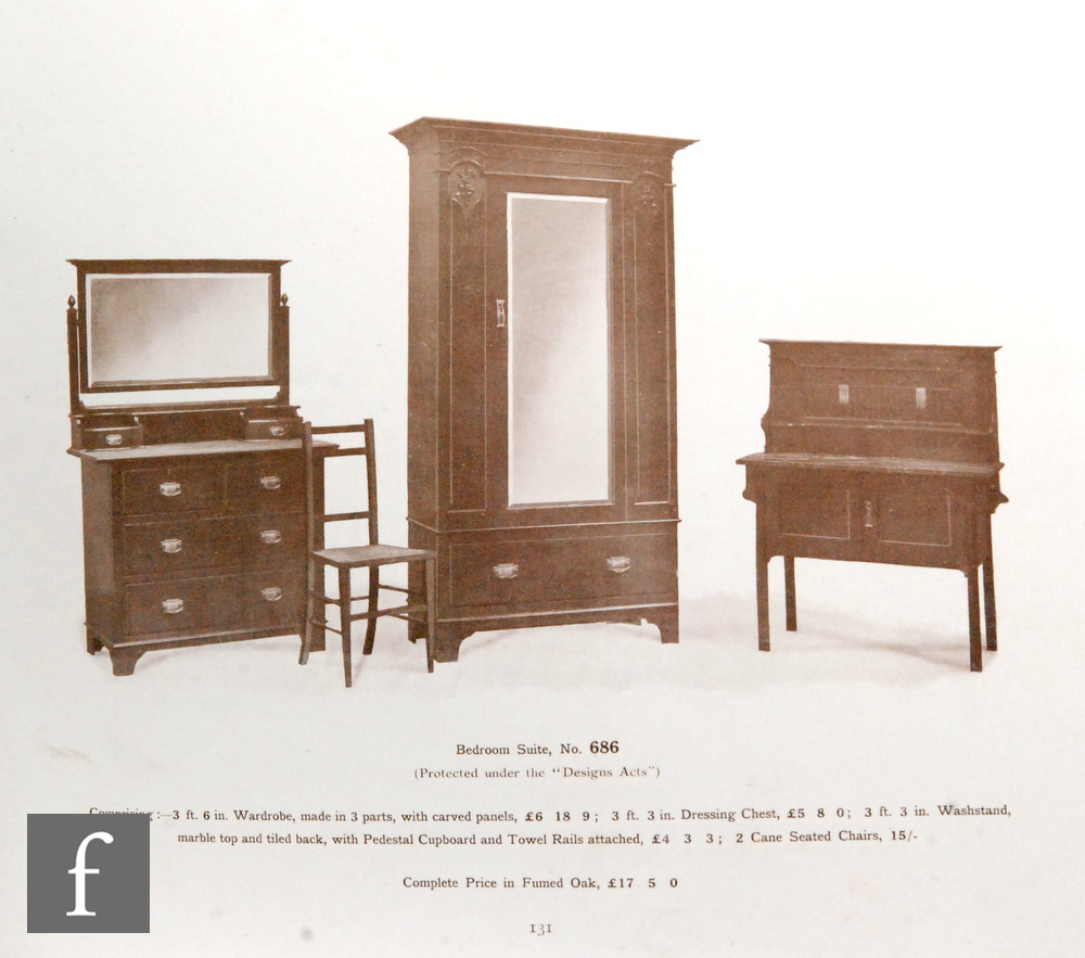 Lebus Furniture - An early 20th Century 'Furniture Designs' hardback ...