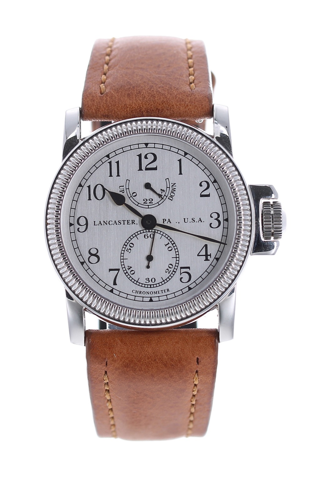 RGM Watch Co. EOT Model 22 stainless steel chronometer deck wristwatch ...