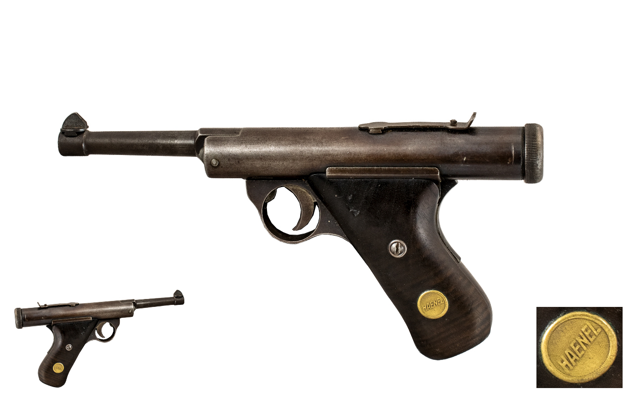 Haenel Mod .28 Air Pistol Brit Pat No 277265 DRP Serial No 20316 ...