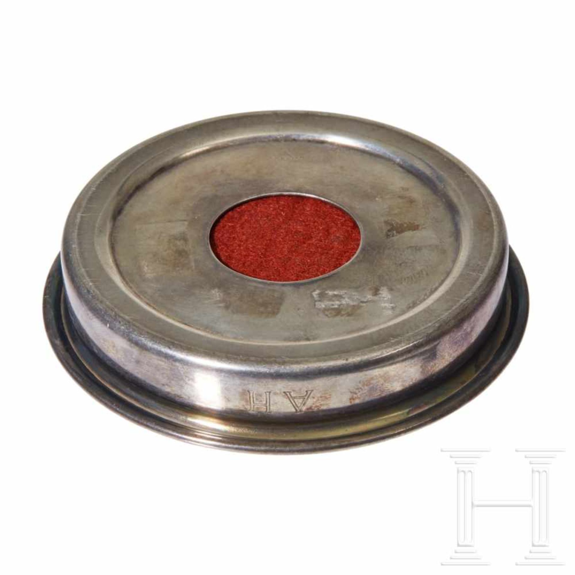 Adolf Hitler – a Beverage Coaster from his Personal Silver ServiceHard ...