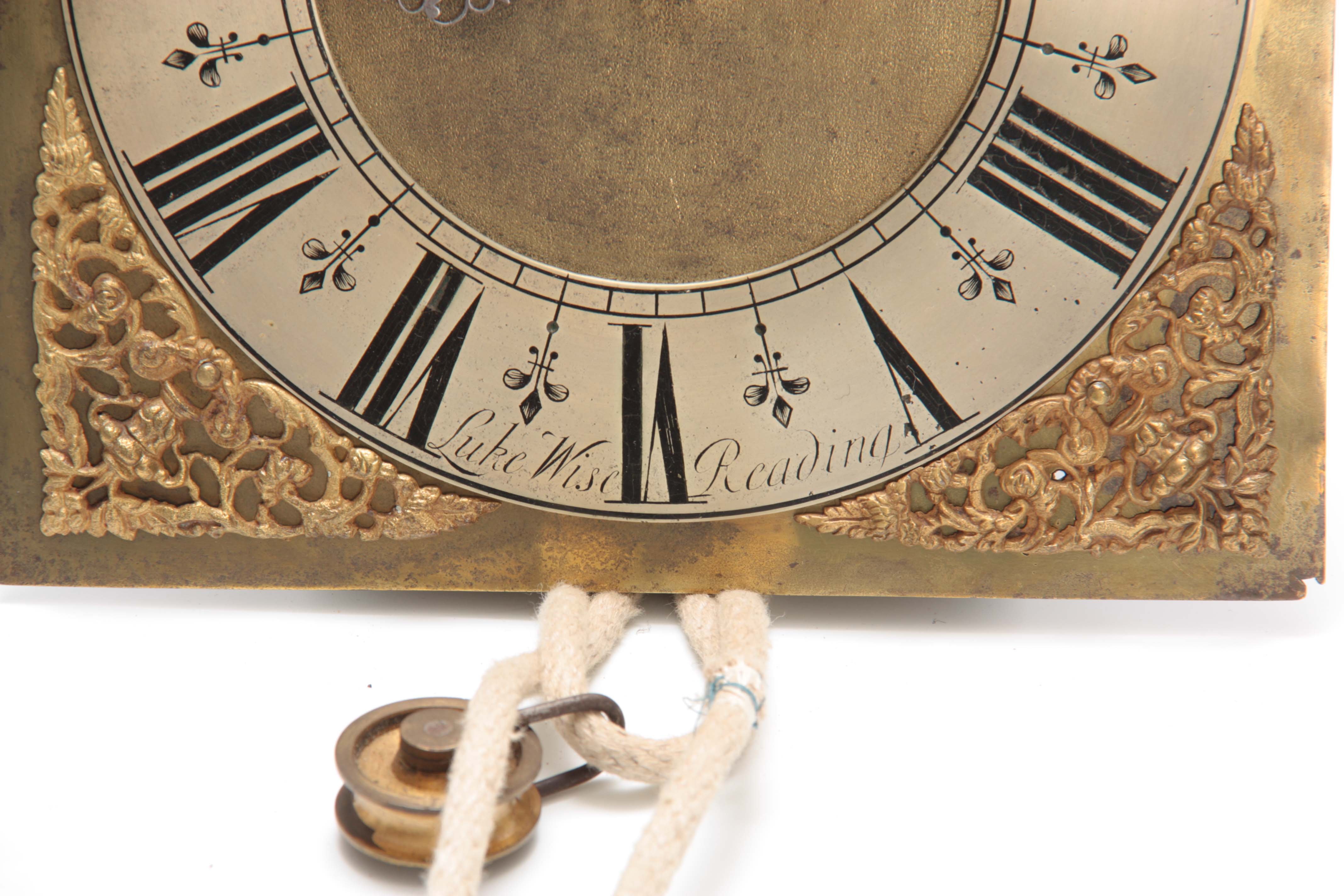 LUKE WISE, READING AN EARLY 18th CENTURY 30-HOUR LONGCASE CLOCK ...