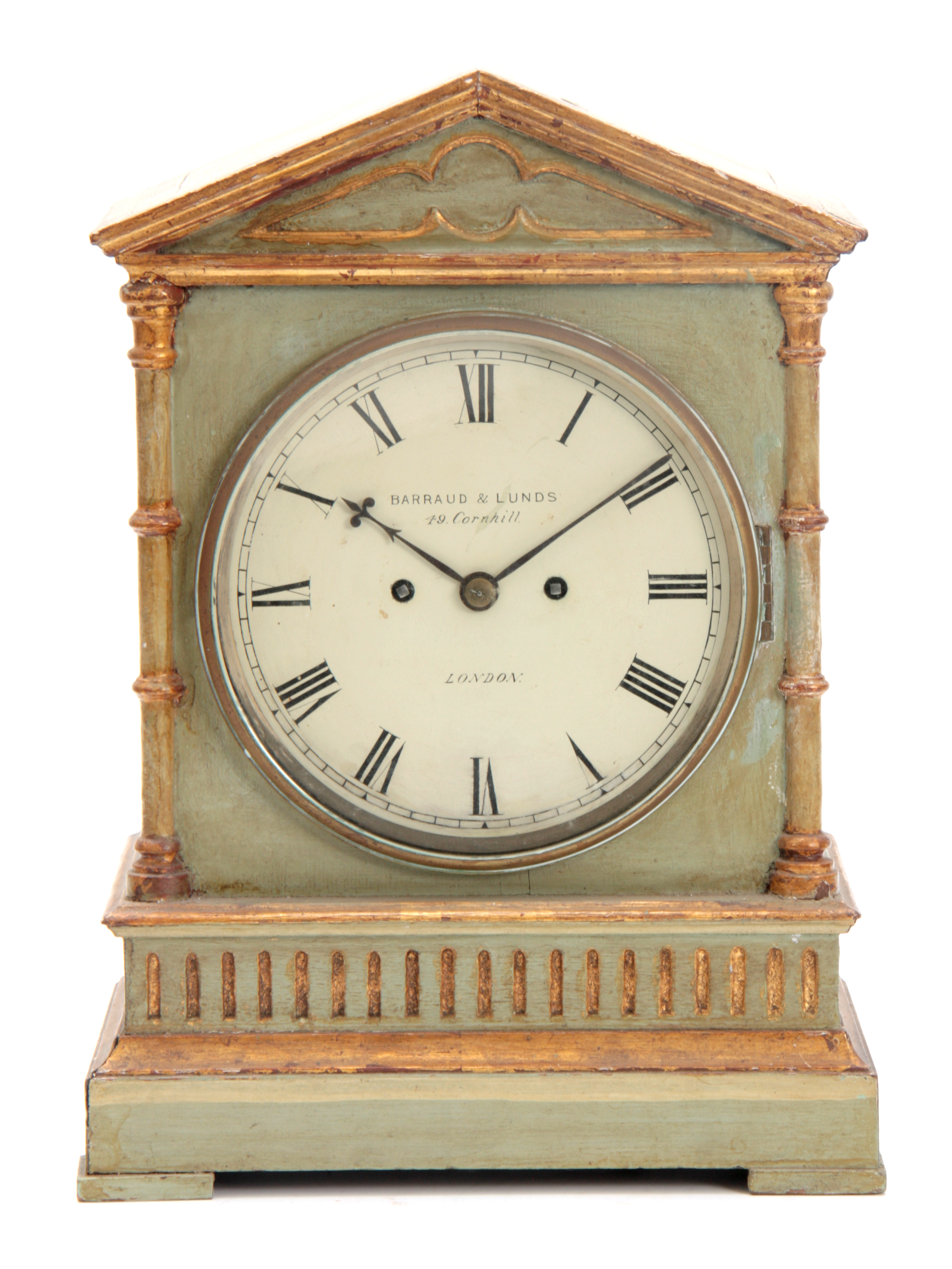BARRAUD & LUNDS, 49 CORNHILL. LONDON. A MID 19th CENTURY DOUBLE FUSEE ...