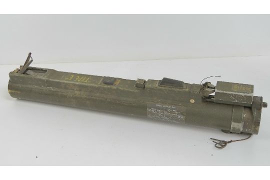A deactivated (UK Spec) M72 LAW 66mm rocket launcher. With certificate ...
