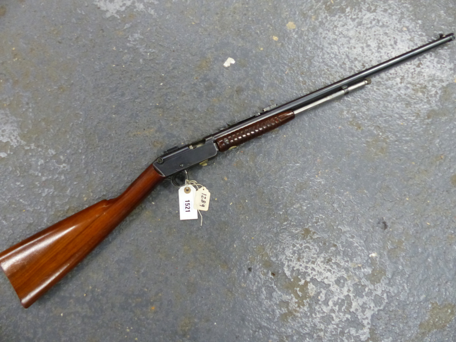 RIFLE FAC REQUIRED. BSA PUMP ACTION .22LR SERIAL NUMBER 6610 ( STOCK NO ...