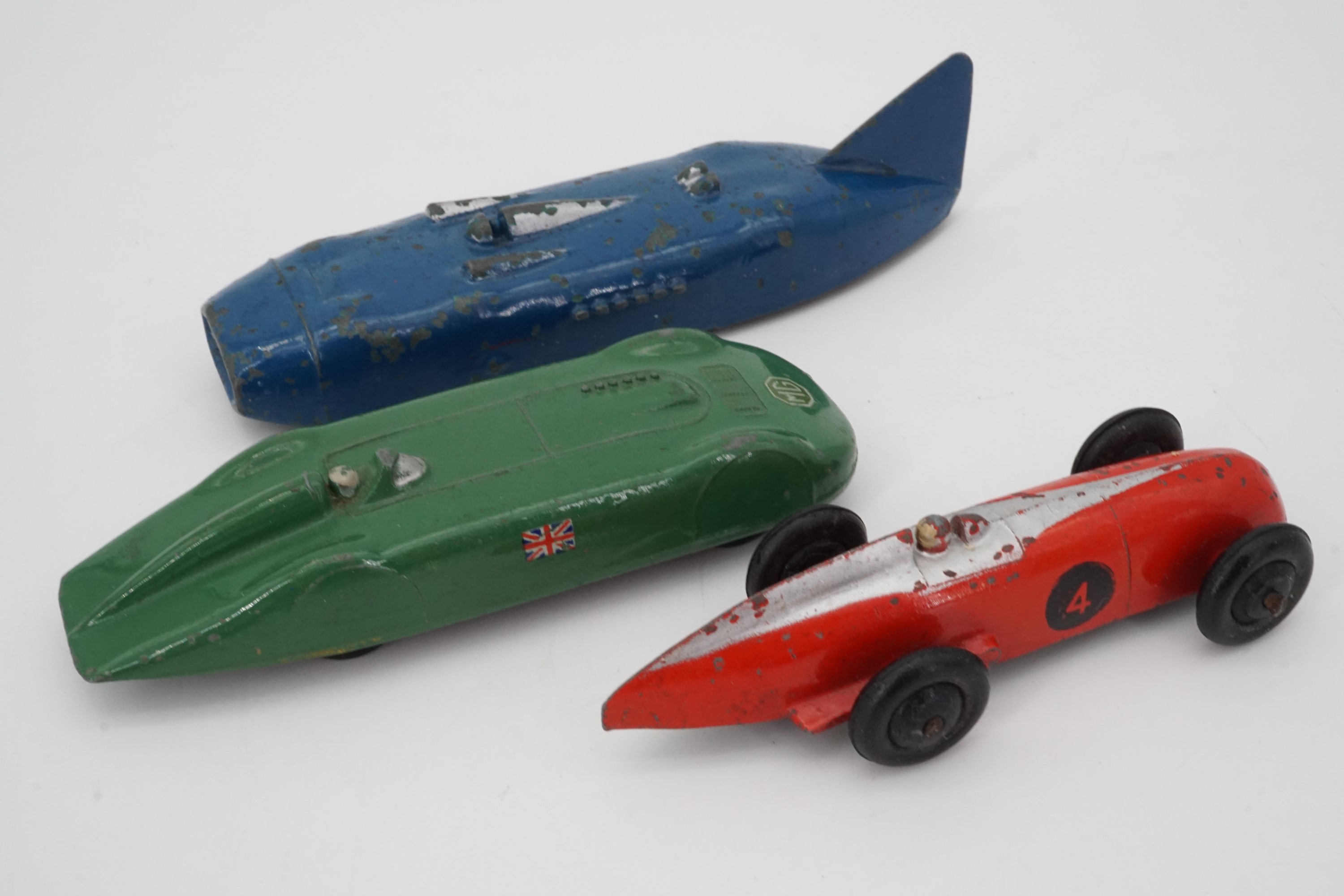 Three Dinky land speed record / racing cars, including No. 23s ...