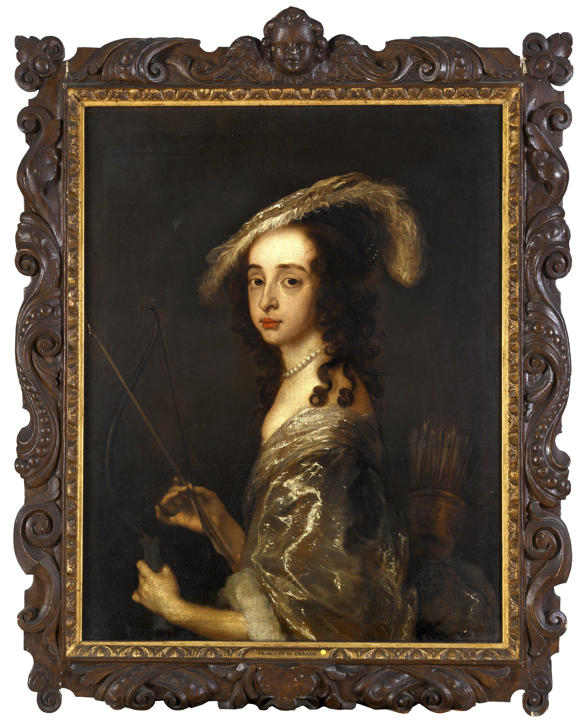 ATTRIBUTED TO ADRIAEN HANNEMAN (c.1603-1671) PORTRAIT OF MARY, PRINCESS ...