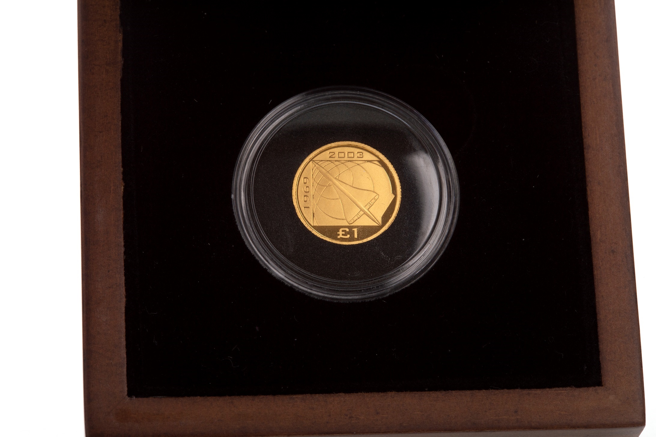 THE ROYAL MINT THE ALDERNEY 2008 CONCORDE £1 GOLD PROOF COIN, in ...