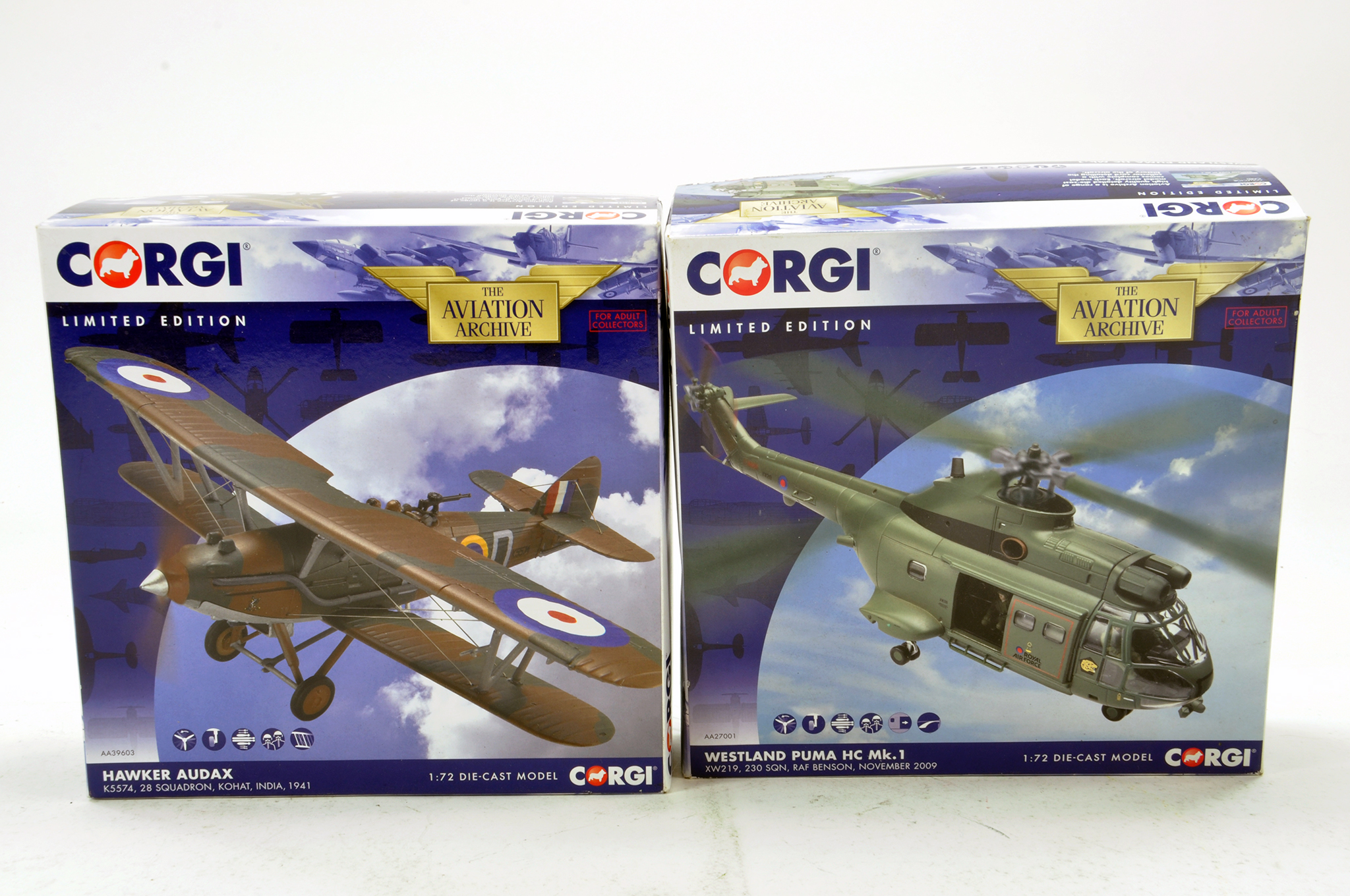 Corgi 1/72 Aviation Archive Diecast Aircraft comprising No. AA39603 ...