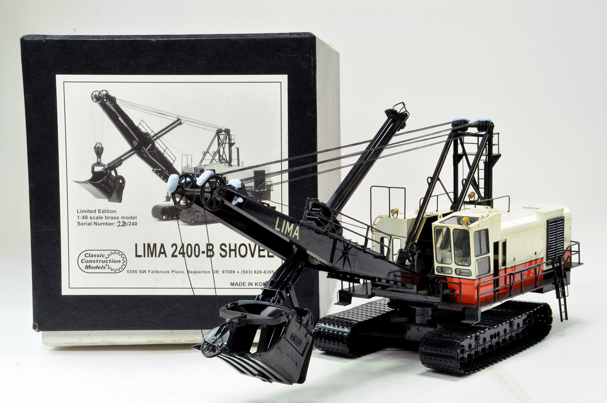 Classic Construction Models (CCM) 1/48 Brass Factory Built Lima 2400B ...