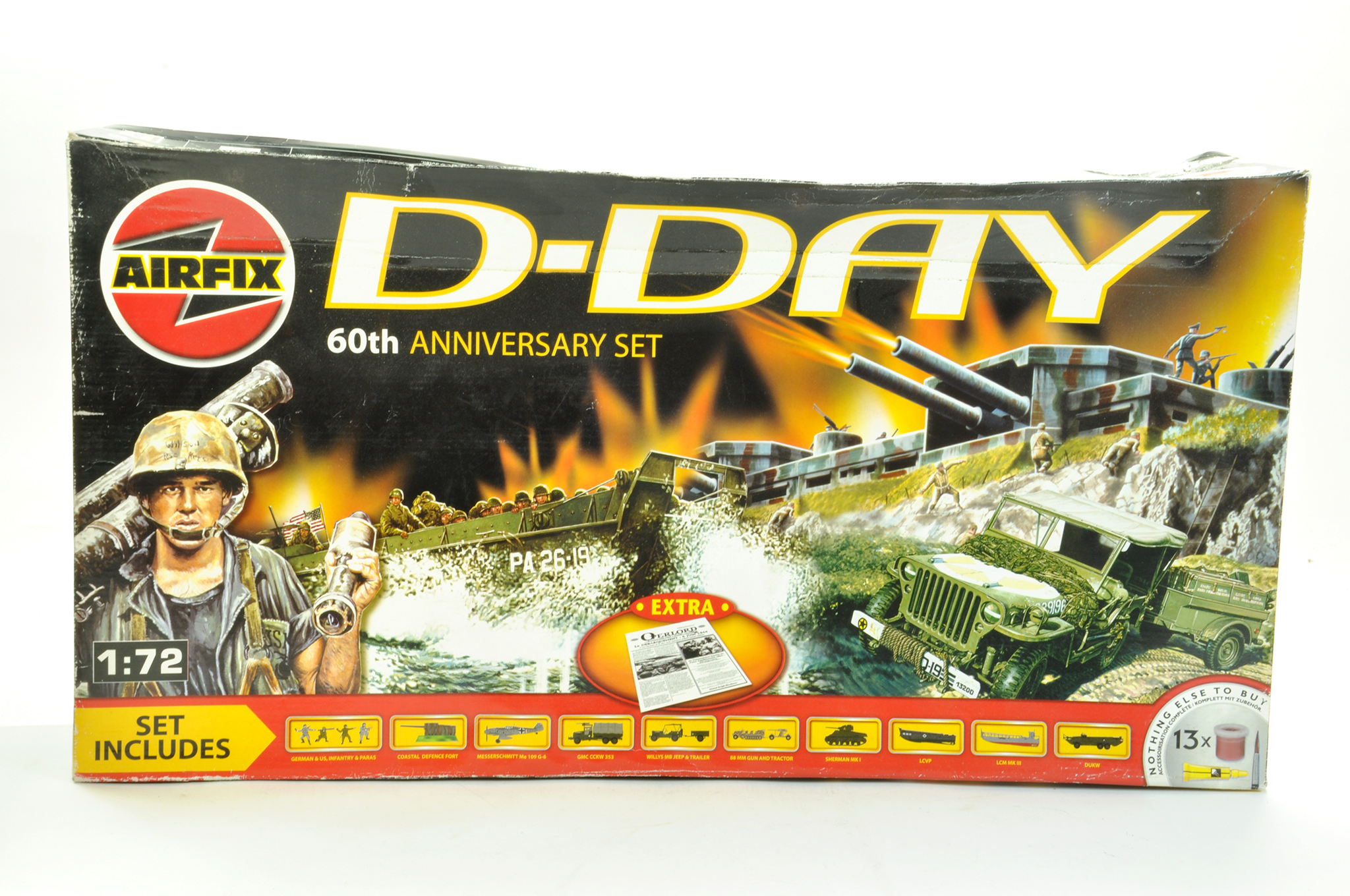 Airfix Plastic Model kit comprising 1/72 D-Day 60th Anniversary Special ...