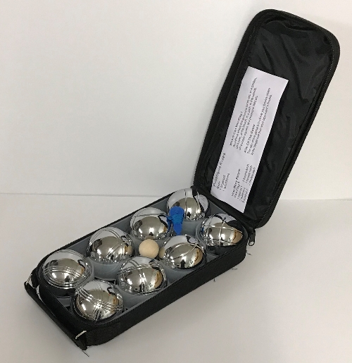 A Redwood Leisure 8 piece steel boules set