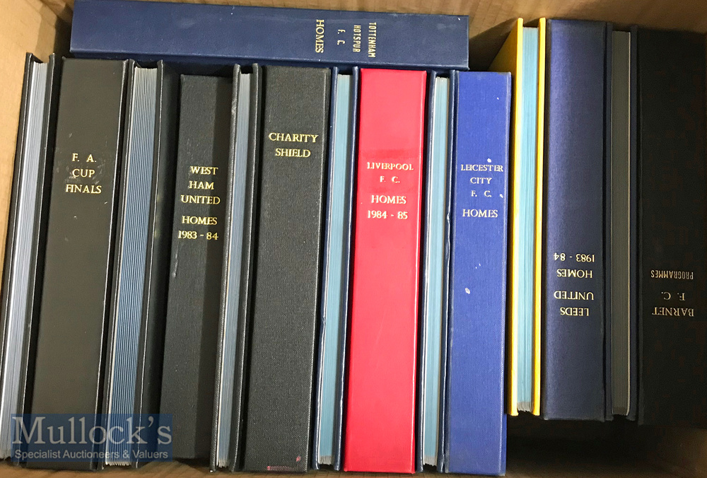 Assorted Selection of Football Programme Binders with a wide variety ...