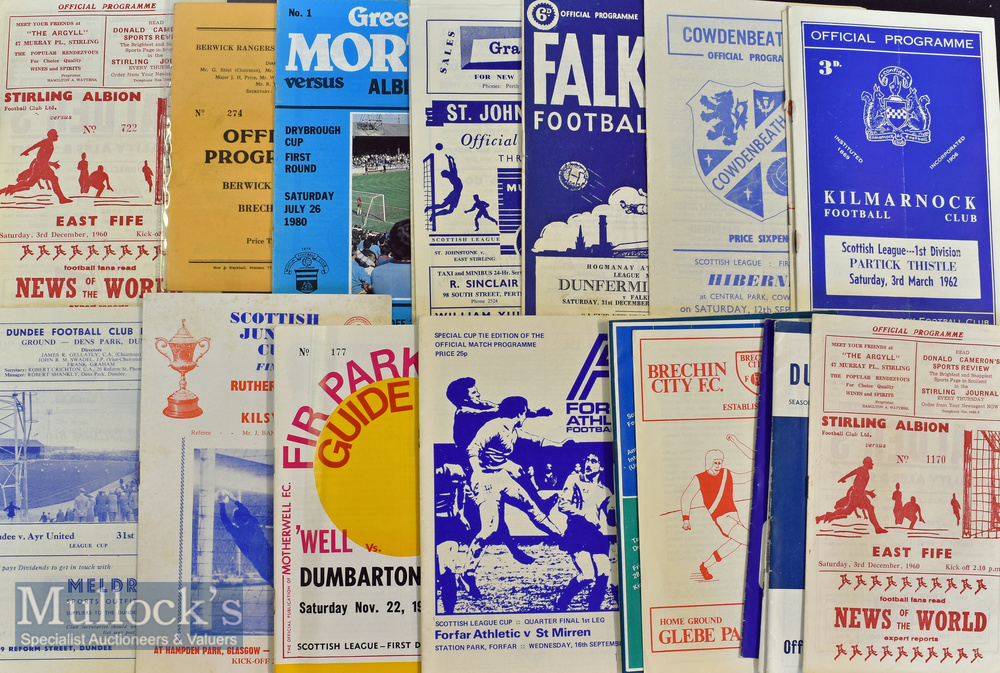 1960/70s Mixed Scottish Football Programmes Various teams and divisions ...
