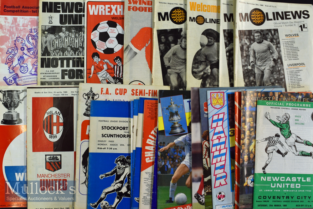 Assorted Selection of 1950s onwards football programmes with various ...