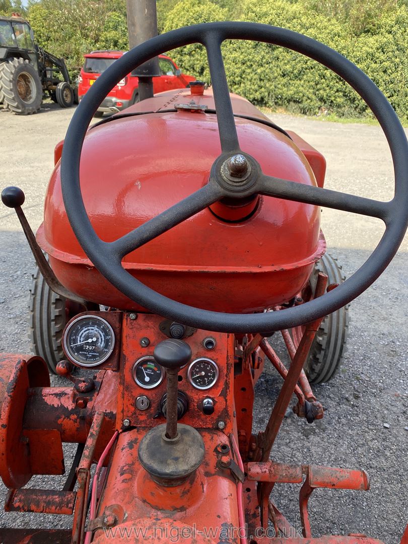 A Nuffield 4DM/Universal Four Diesel-engined farm tractor registration ...