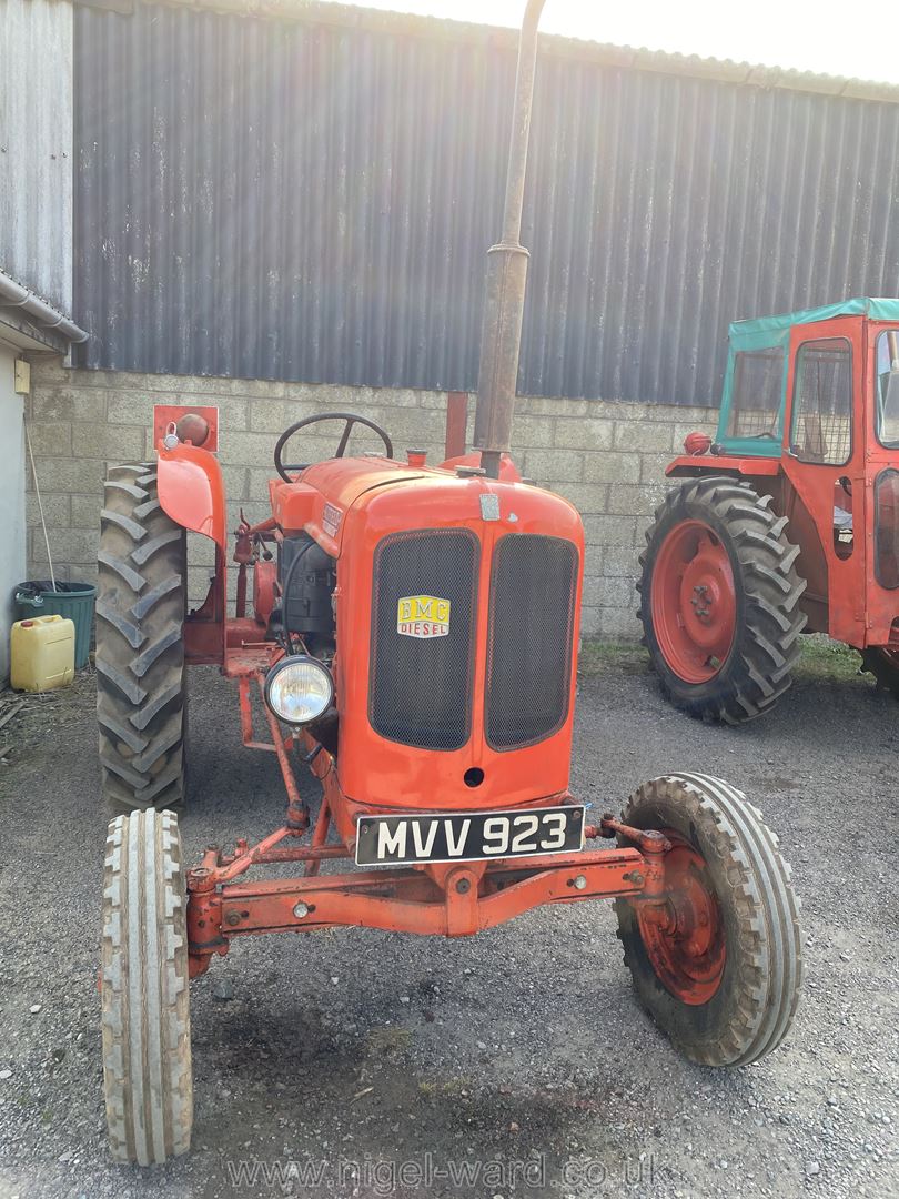A Nuffield 4DM/Universal Four Diesel-engined farm tractor registration ...