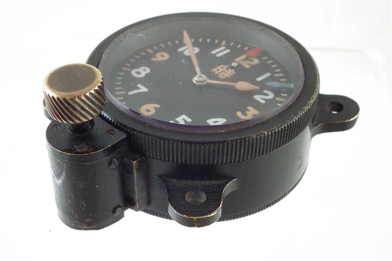 Very rare Japanese WWII aircraft cockpit clock, with Seikosha 15 ...