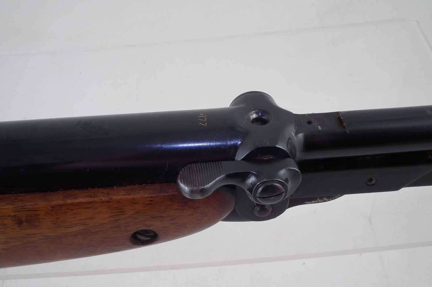 Webley Mk3 .177 air rifle, serial number 36675, 18" barrel, fitted with ...