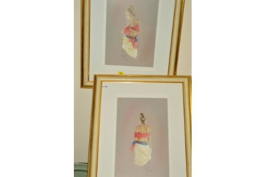 KAY BOYCE (BRITISH CONTEMPORARY) 'HOLLY STUDY 1 AND II' a pair of ...