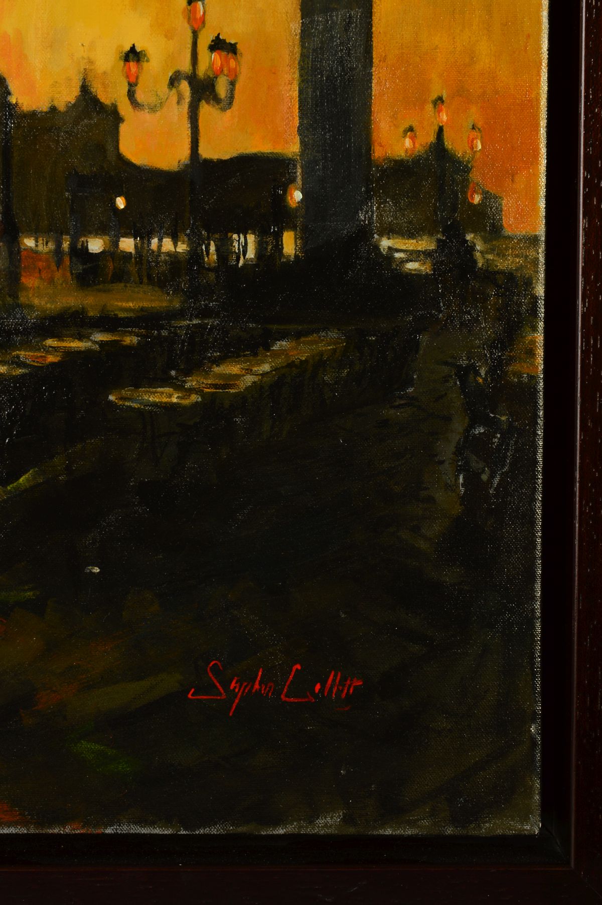 STEPHEN COLLETT (BRITISH CONTEMPORARY) 'VENICE VI' signed lower right ...
