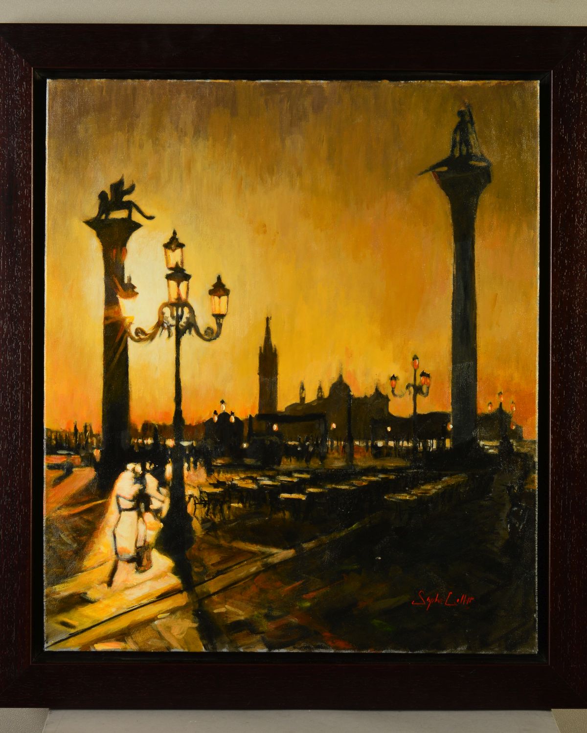 STEPHEN COLLETT (BRITISH CONTEMPORARY) 'VENICE VI' signed lower right ...