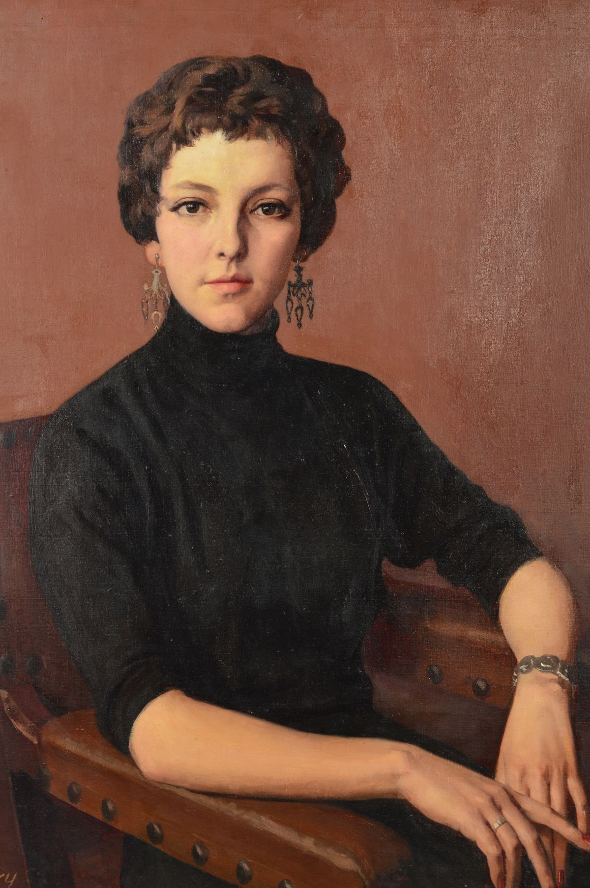 MICHAEL GILBERY (BRITISH 1913-2000), 'Juliet Wheatcroft', a portrait of ...