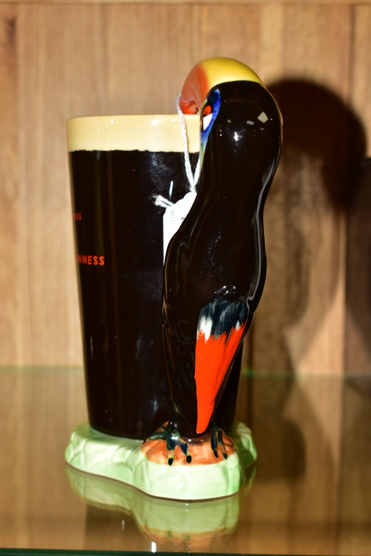 A CARLTON WARE GUINNESS ADVERTISING JUG, with Toucan handle, height 17 ...