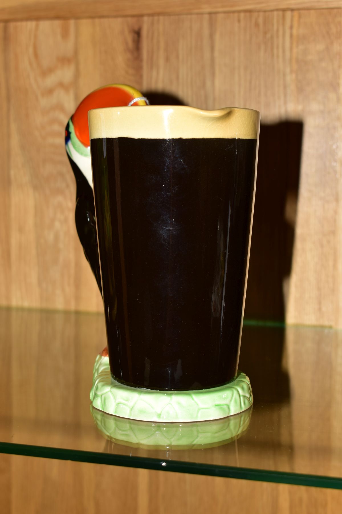 A CARLTON WARE GUINNESS ADVERTISING JUG, with Toucan handle, height 17 ...