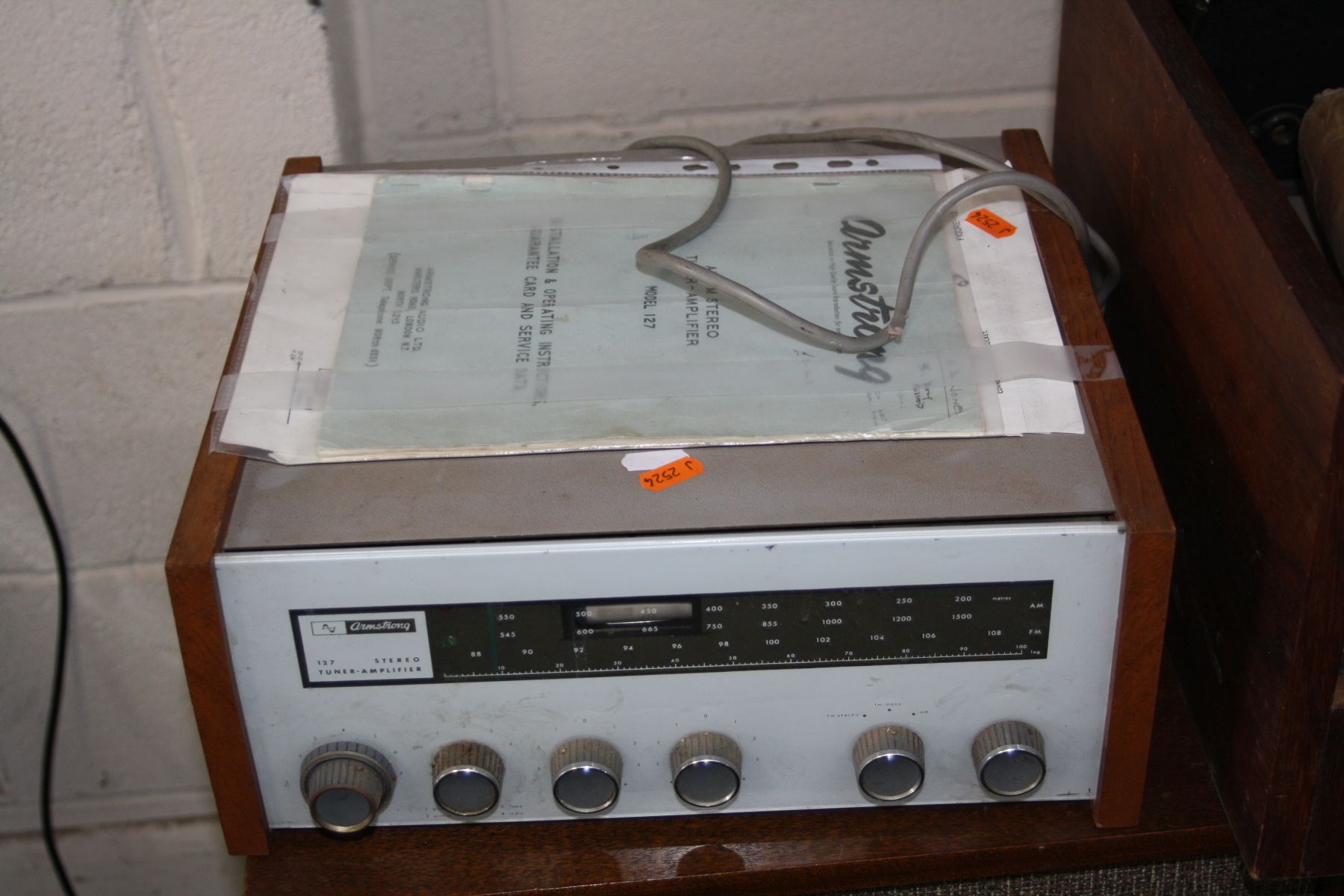 A SELECTION OF VINTAGE HIFI EQUIPMENT including an Armstrong 127 Stereo ...
