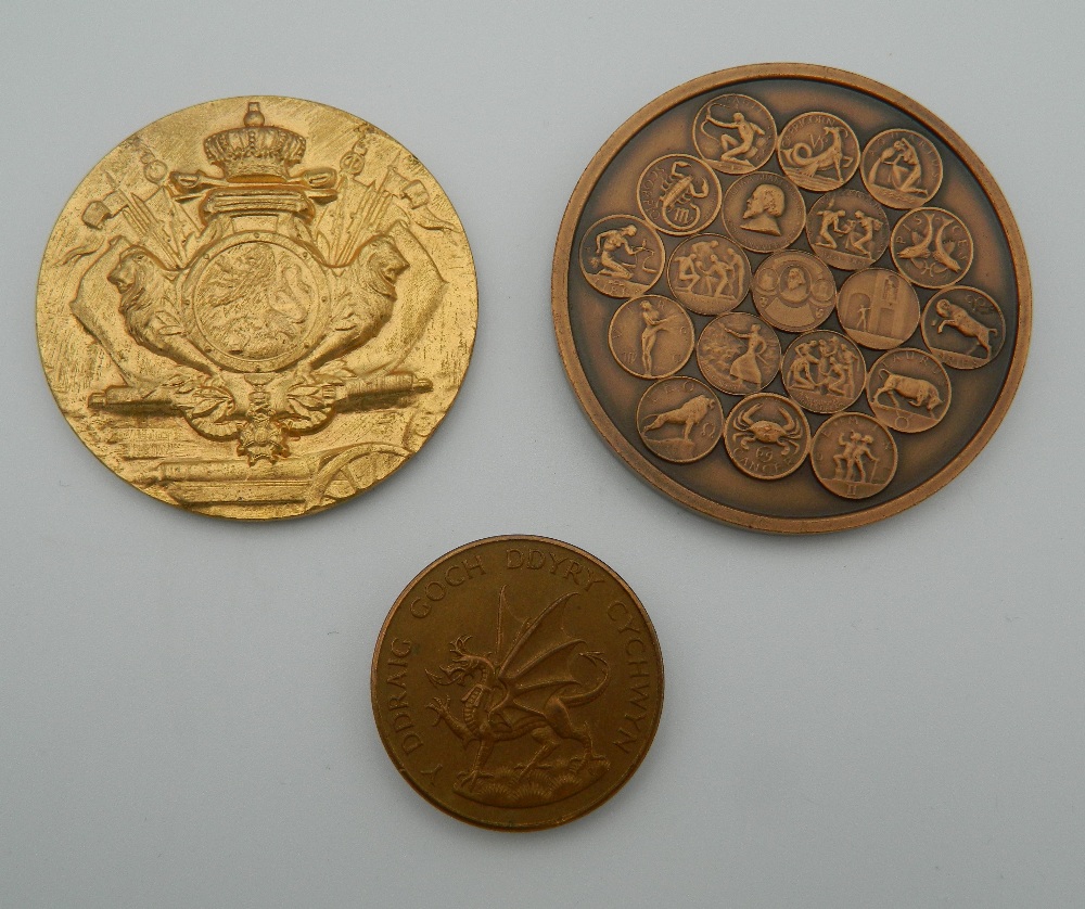 Three various medallions