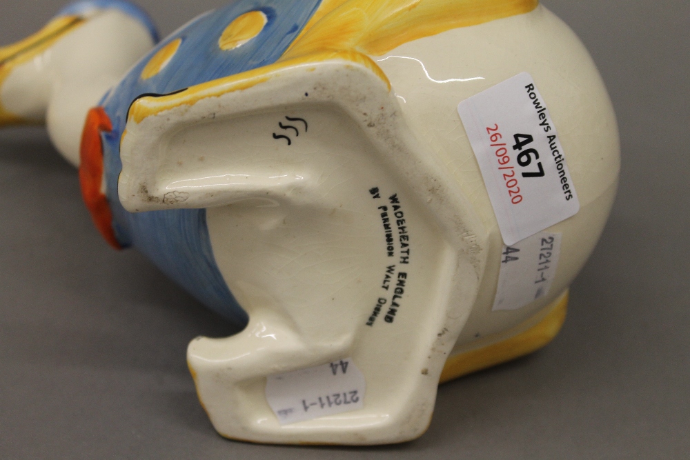 A Wade Heath Donald Duck teapot. 15.5 cm high.