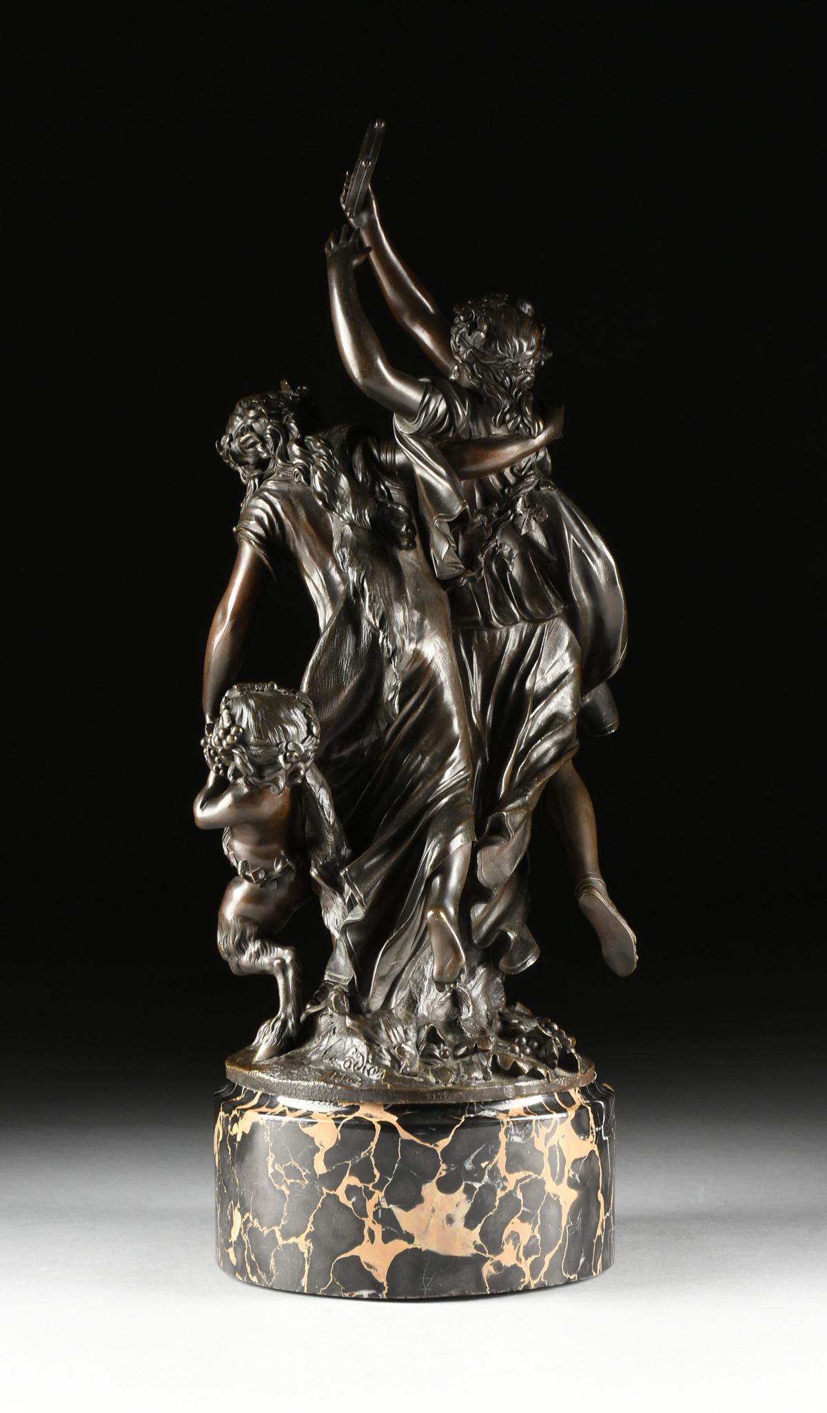 after MICHEL CLAUDE CLODION (French 1738-1814) A SCULPTURE, "Bacchantes ...