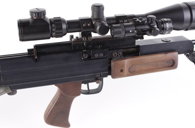 .22 SKAN AR pcp pump action air rifle, moderated barrel, in-line ...