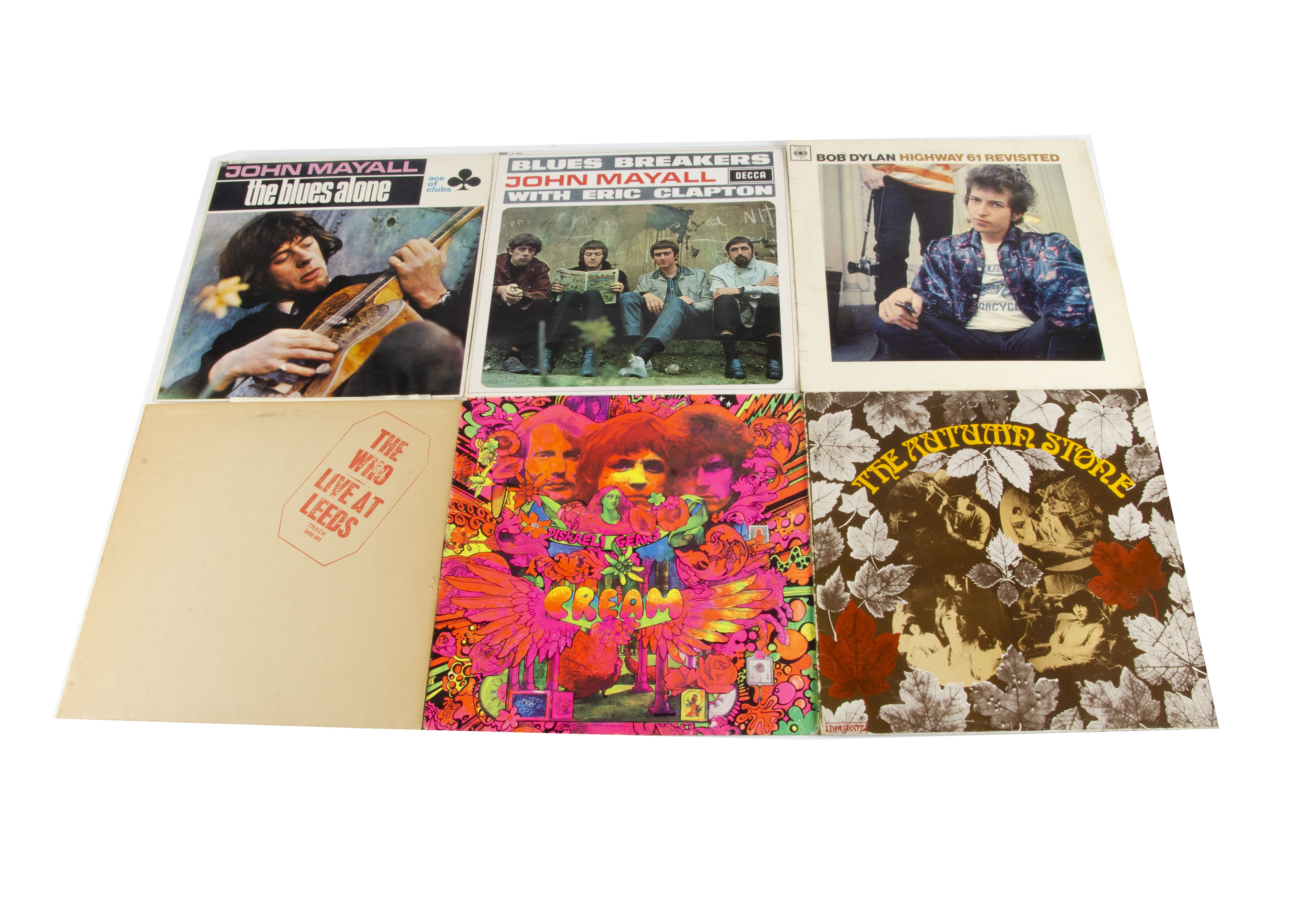 Sixties LPs, seven UK albums of Sixties artists comprising The Who ...