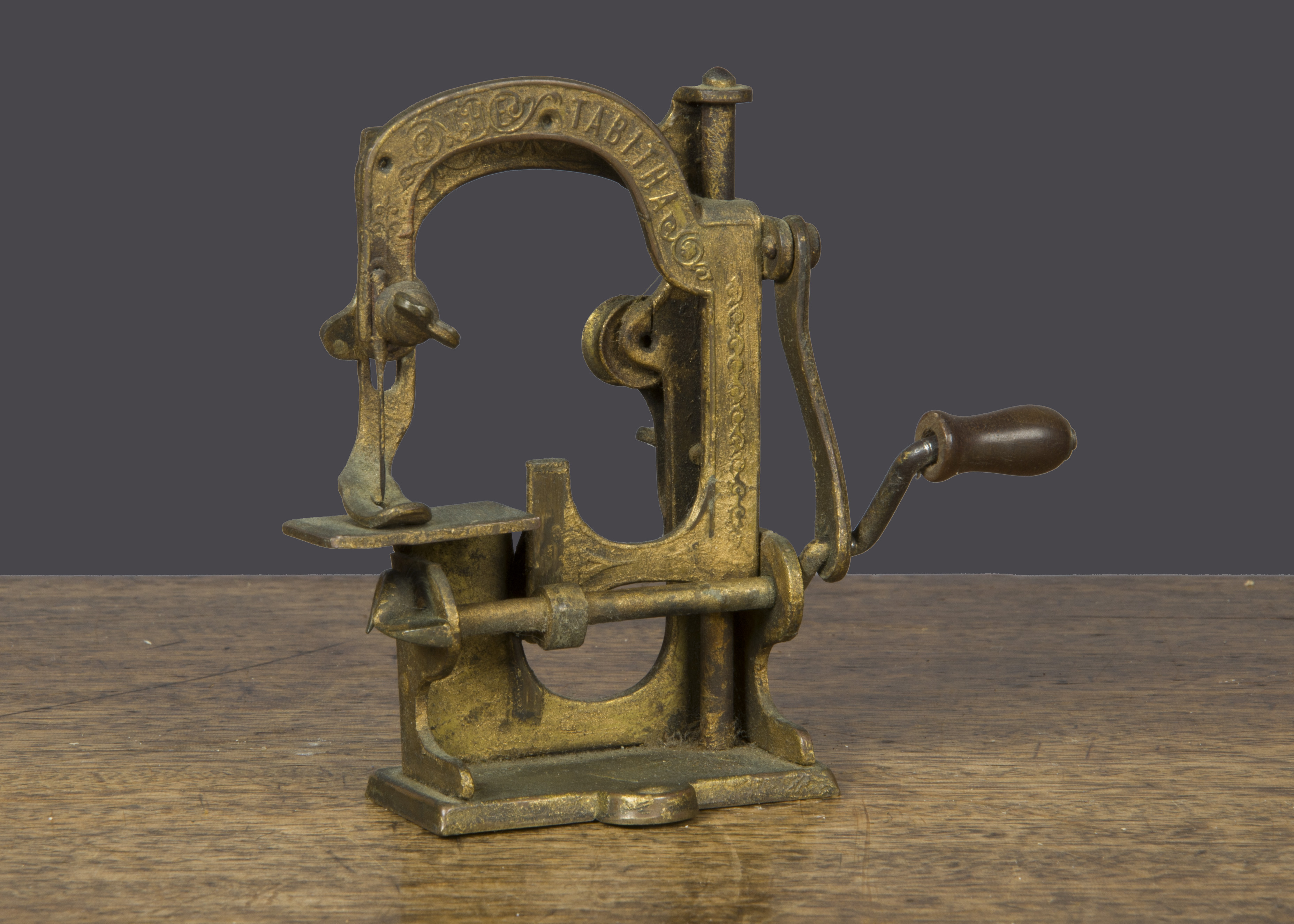 The 'Tabitha' small table top sewing machine, probably by Daniel Judson ...