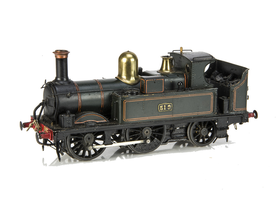 A Kit-built 0 Gauge Finescale GWR 517 class 0-4-2 Tank Locomotive, well ...