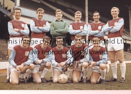 WEST HAM 1964 Col 12 x 8 photo of the 1964 FA Cup Final team posing at ...