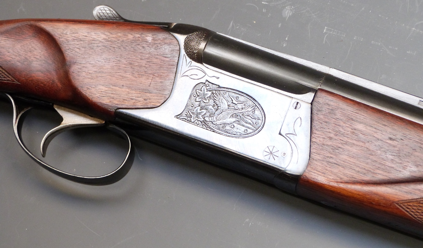Baikal IJ-27E-1C 12 bore over and under ejector shotgun with engraved ...