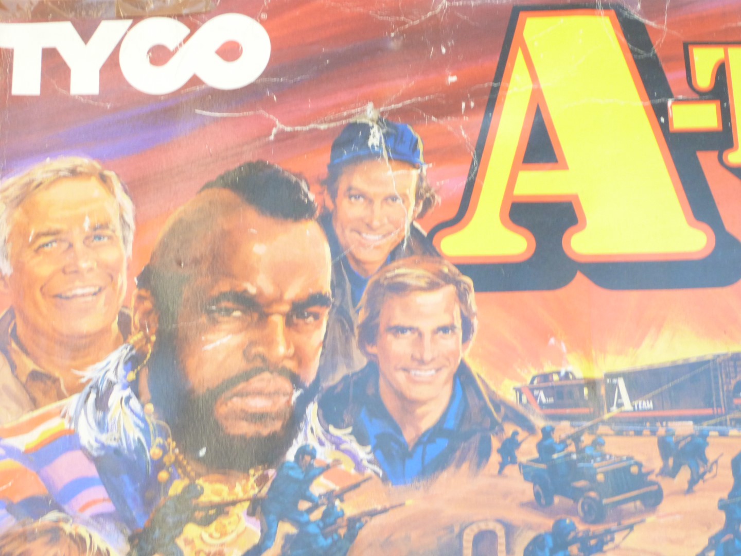 Tyco A-Team Action Train Set, in original box