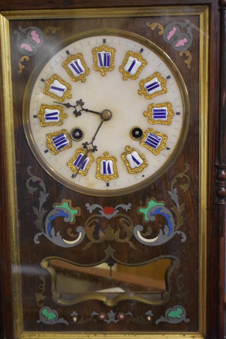 A 19th century Black Forest rosewood double fusee cuckoo clock, by ...