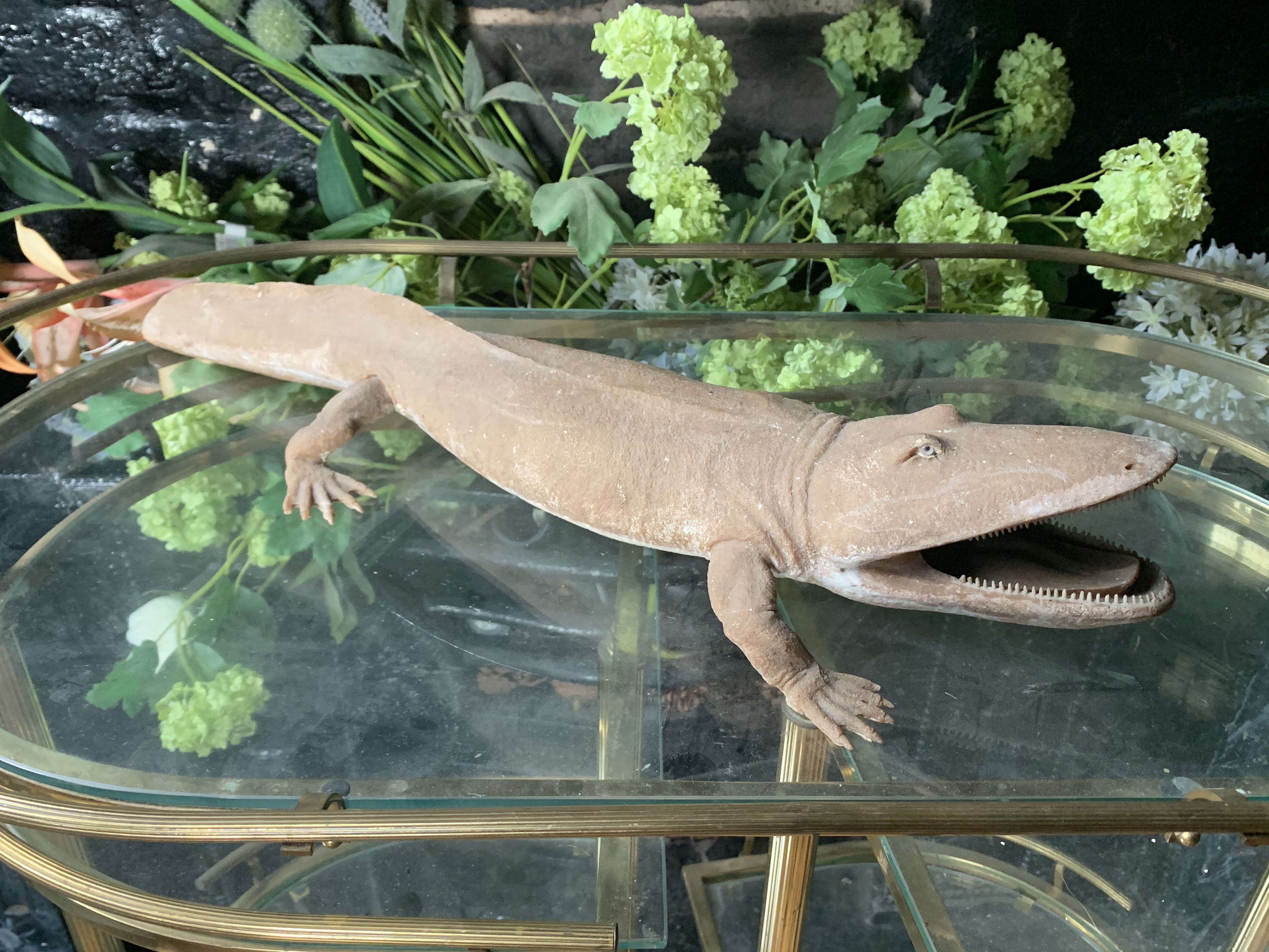 A RARE PARACYCLOTOSAURUS DINOSAUR MODELOne other known in The Natural ...
