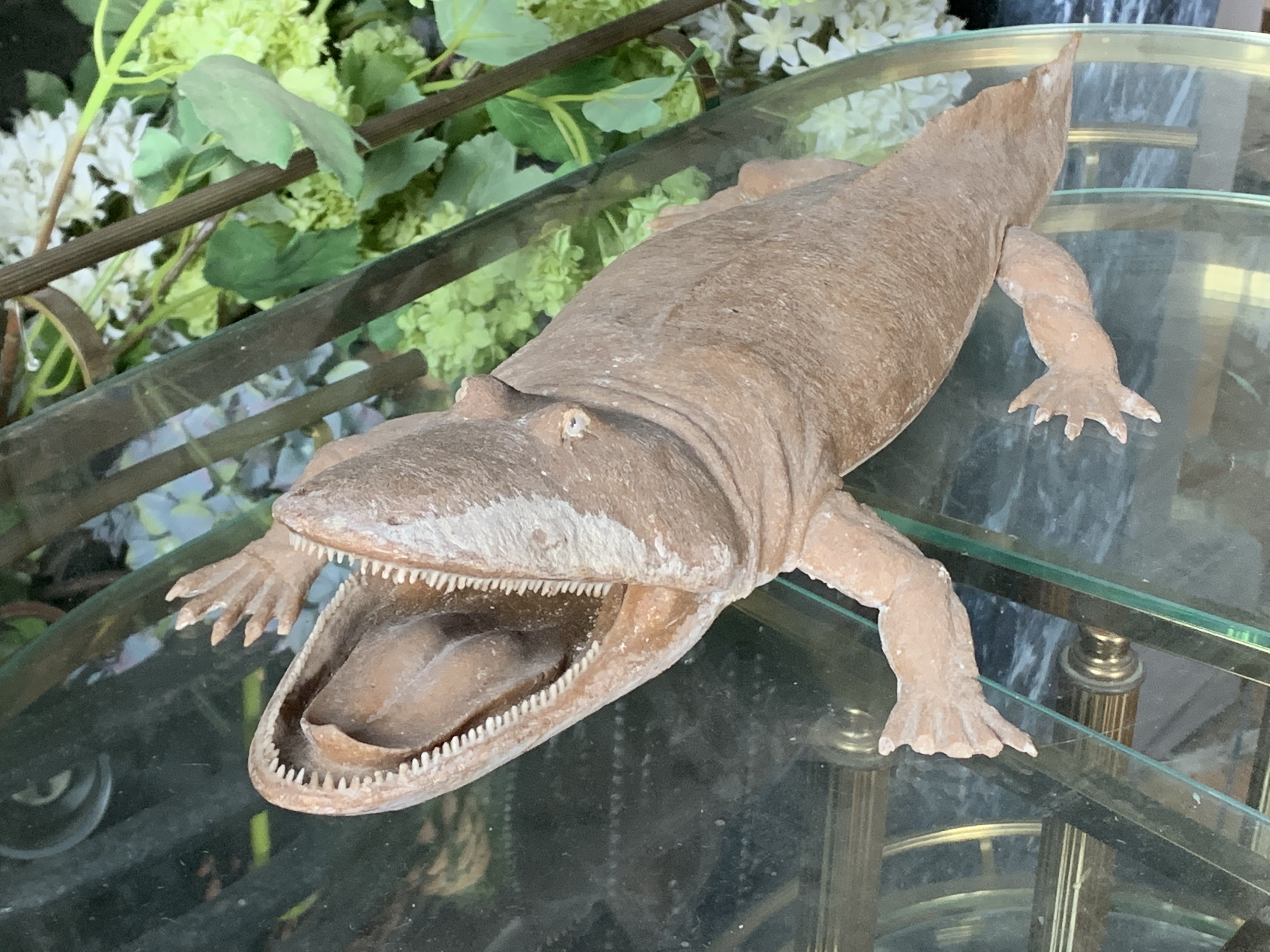 A RARE PARACYCLOTOSAURUS DINOSAUR MODELOne other known in The Natural ...