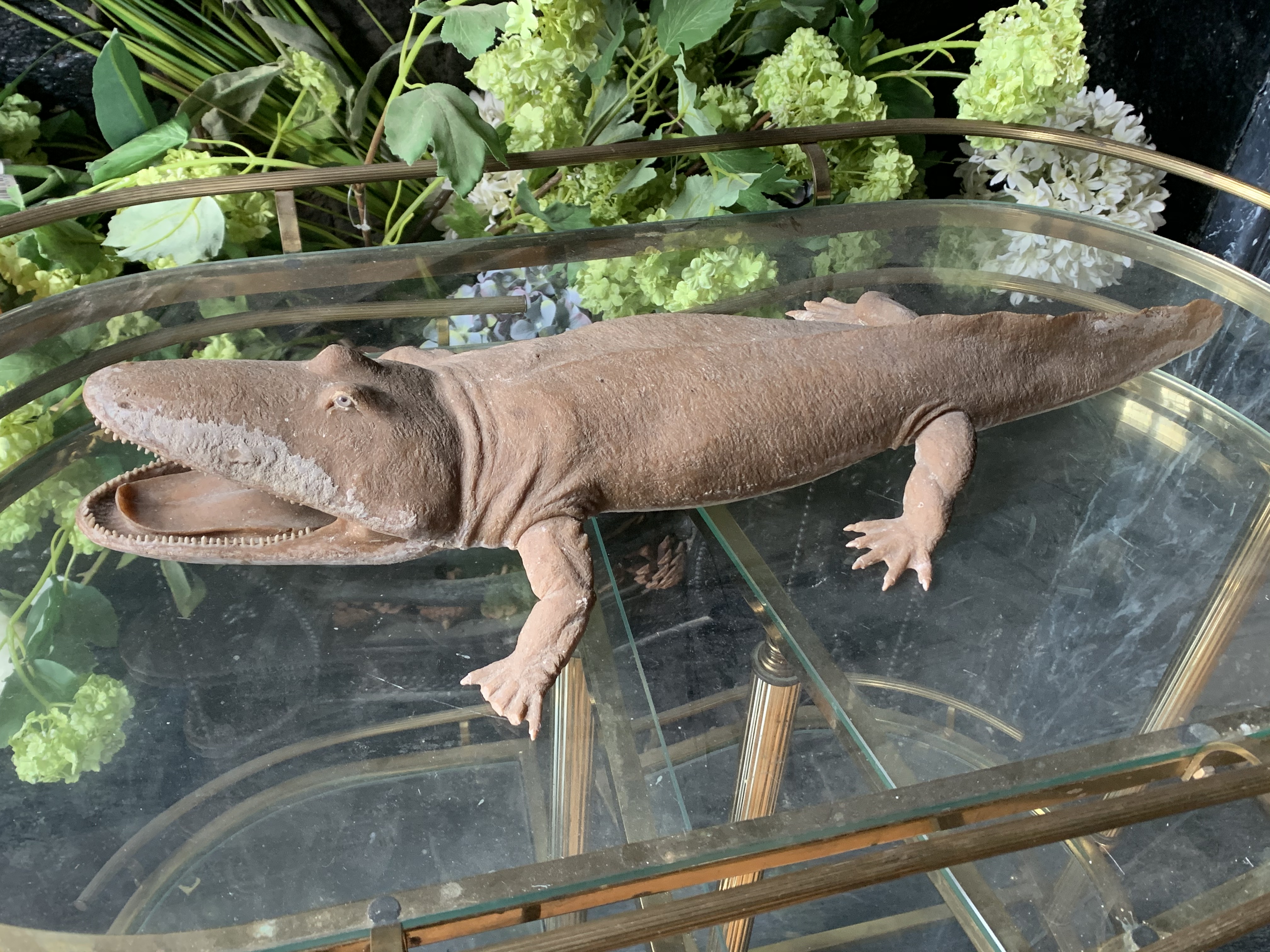 A RARE PARACYCLOTOSAURUS DINOSAUR MODELOne other known in The Natural ...